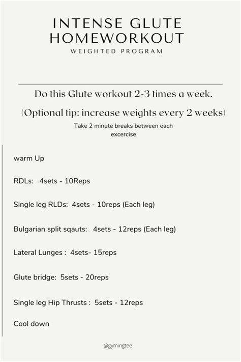 Glute Workout Plan Intense Workout Plan Glutes Workout Leg And