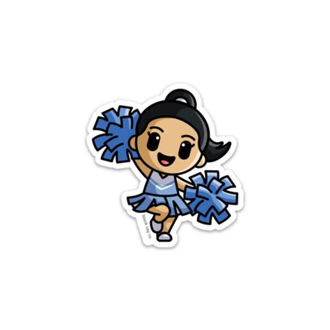 The Cheerleader Sticker Blank Tag Co