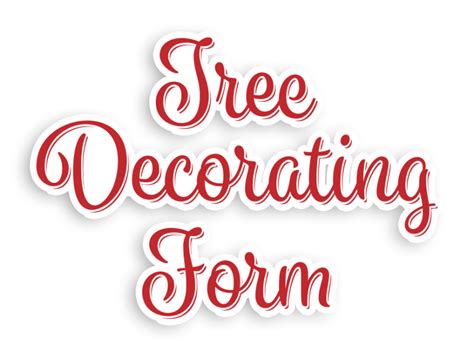South Pearl Street Tree Decoration Form