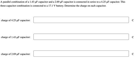 Solved A parallel combination of a μF capacitor and a Chegg
