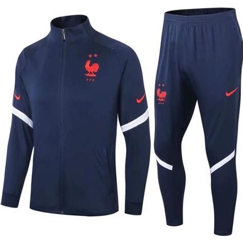 Veste Nouveau Survêtement Maillot Equipe de France 2 Etoiles 2020 2021