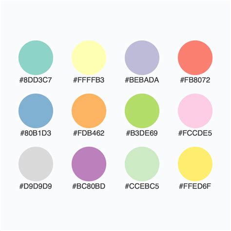 Color Palette Hex Codes
