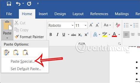 Instructions Pour Insérer Du Code Dans Word