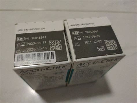 Accu Chek Active 50 Test Strips 2 Boxes Health And Nutrition Medical