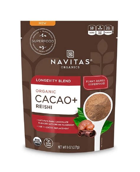 Navitas Organics Cacao Plus Longevity Powder 8 Oz Kroger