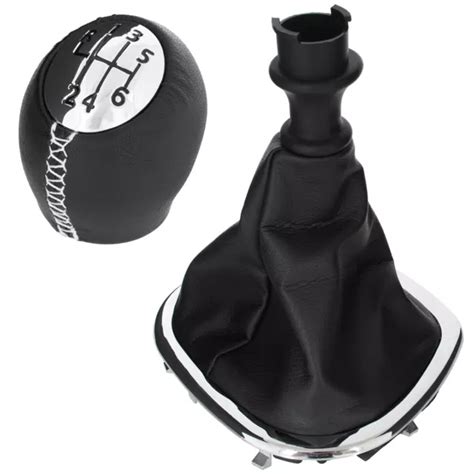 POMELLO LEVA DEL Cambio 6 R Cuffia Con Cornice Per Renault Trafic