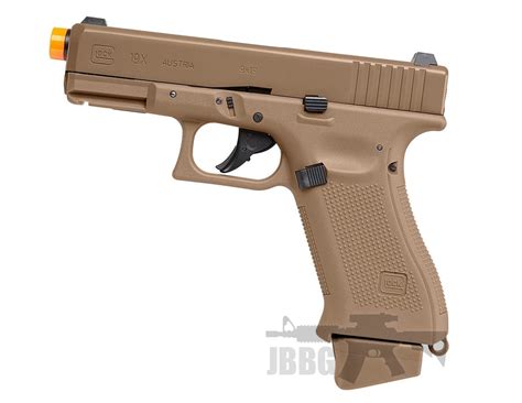 Glock 19x Gas Blowback Airsoft Pistol Tan From Jag Just Airsoft Guns
