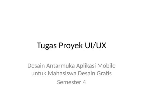 rancangan ui ux user interface and user experience design yang cocok