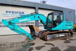 Sunward Swe155f Ce Certification Diesel Digging Depth 5 Tracked