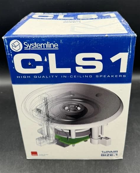 Systemline Cls 1 High Quality Pair Of In Ceiling Speakers £49 95