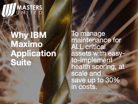 Masters United On Linkedin Ibm Ibmmaximo Maximo Mas Eam Cmms
