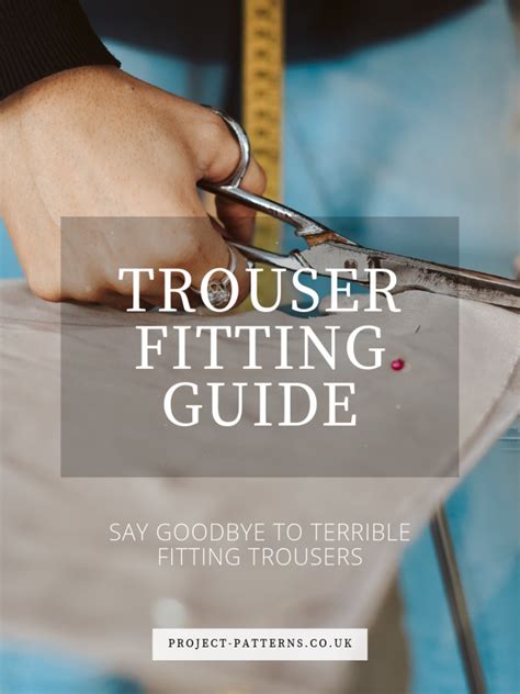 Project Patterns Trouser Fitting Guide Pdf Seam Sewing