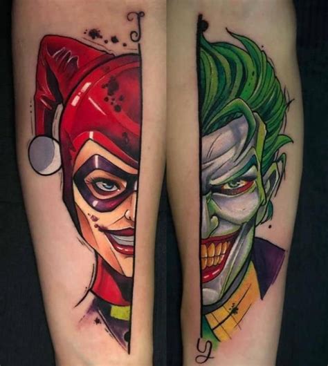 Harley Quinn X Joker Tattoo Dark Artistry And Symbolism