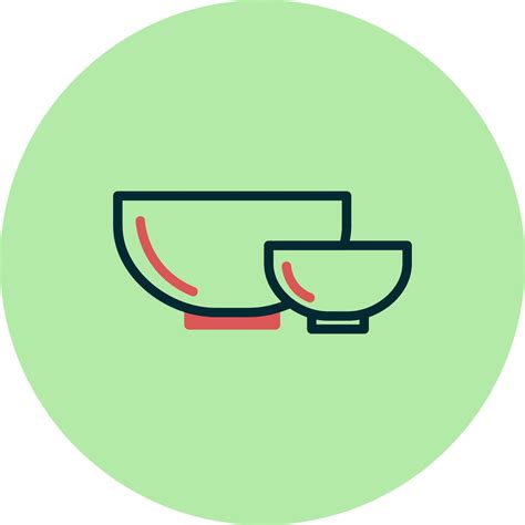 Bowls Vector Icon 20777844 Vector Art At Vecteezy