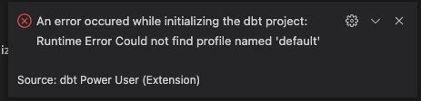 Profiles Dir Override Setting Doesn T Seem To Work Issue AltimateAI Vscode Dbt Power