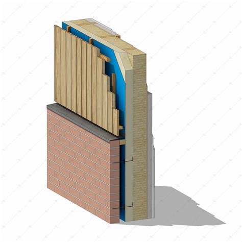 Dl77 Timber Cladding To Brick Transition Detail