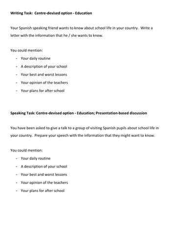 Controlled Assessment Education Teaching Resources