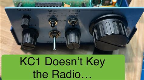 Original Nc40a With Kc1 Keyer 2 Broken Kc1 Youtube