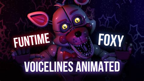 Funtime Foxy Animated Voicelines Blender Funtime Foxy Animation