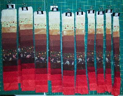 Cutting Strip Sets Into Columns