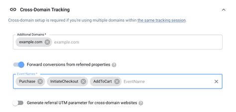 Cross Domain Tracking Improvements AnyTrack