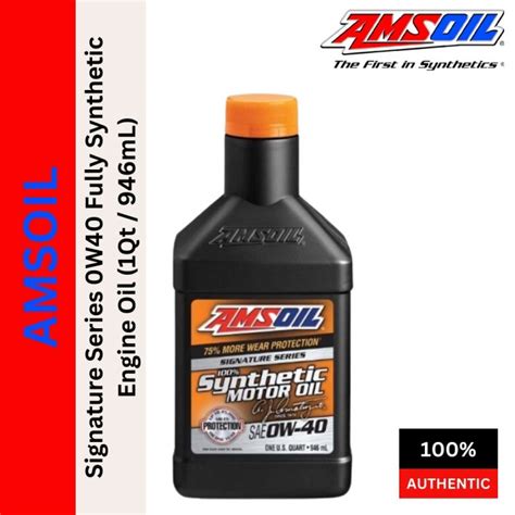 𝐌𝐀𝐃𝐄 𝐈𝐍 𝐔𝐒𝐀 AS 2 AZF QT Amsoil Signature Series 0W40 Fully Synthetic