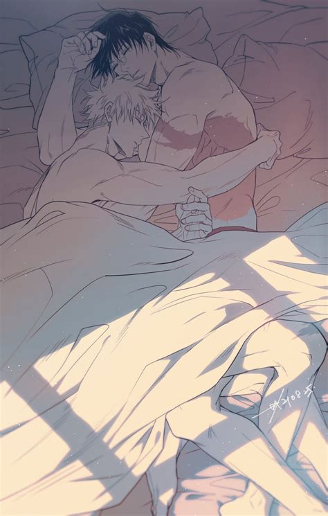 Gojou Satoru And Fushiguro Touji Jujutsu Kaisen Drawn By Sashiyu Danbooru