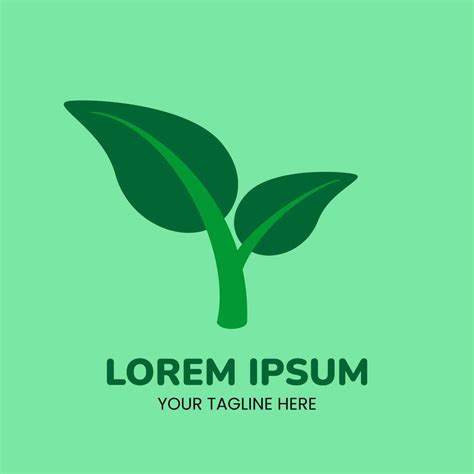 Illustration Of Tea Leafs Logo Template 54562216 Vector Art At Vecteezy