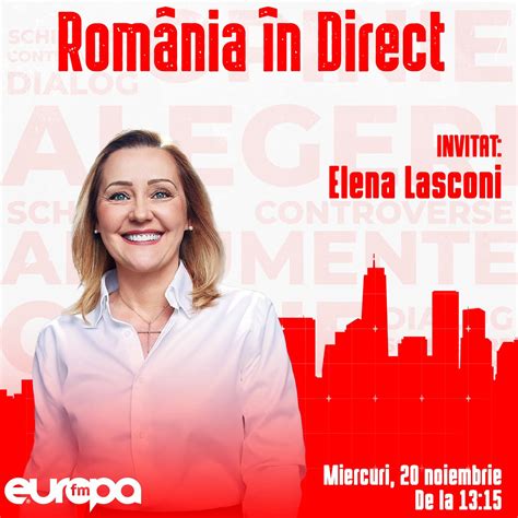 România în Direct Elena Lasconi Cap La Cap Cu Cristian Tudor Popescu
