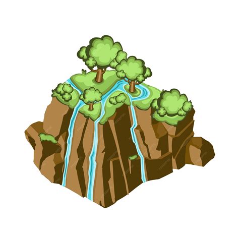 Premium Vector Set Of Level Maps Assets Gui Map Screen Forest Winter