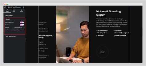Wcf Scroll Elements Crowdytheme Support