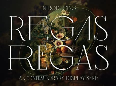 Free Regas Classic Vintage Display Serif Font By Richarde Leei On Dribbble