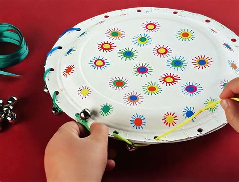 How To Make A Paper Plate Tambourine At Sam Meyer Blog