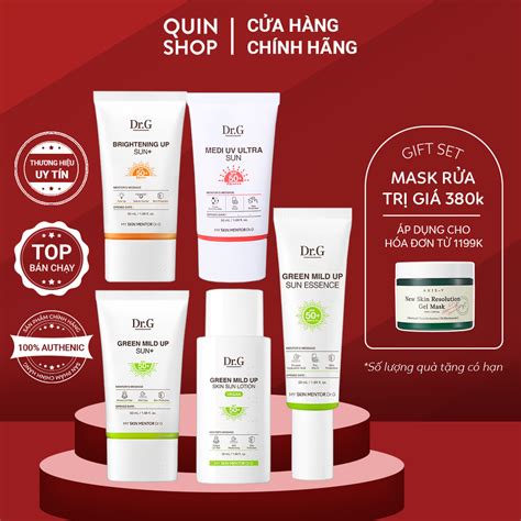 Mua Kem Chống Nắng Làm Dịu Dưỡng Sáng Drg Green Mild Up Brightening
