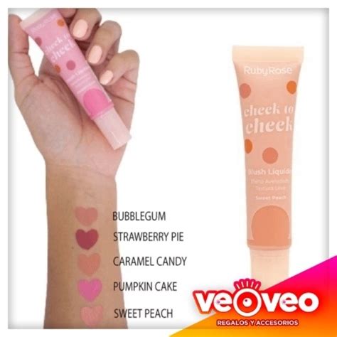 Rubor Líquido Cheek To Cheek Ruby Rose Veo Veo