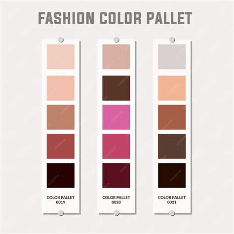 Premium Vector Fashion Color Pallet