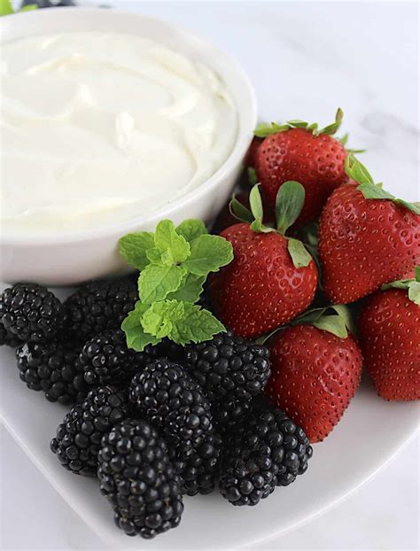 Easy Fruit Dip Keto Cooking Christian