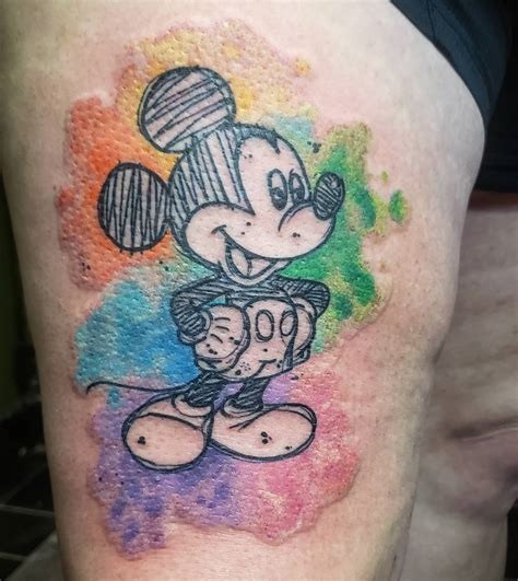 Mickey Mouse Tattoo Ideas With Subtle Disney Magic