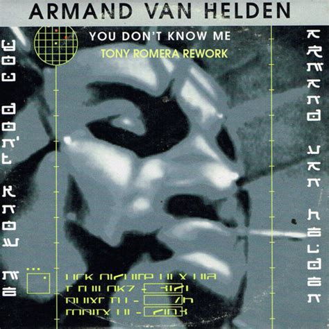 Stream Armand Van Helden Feat Duane Harden You Dont Know Me Tony
