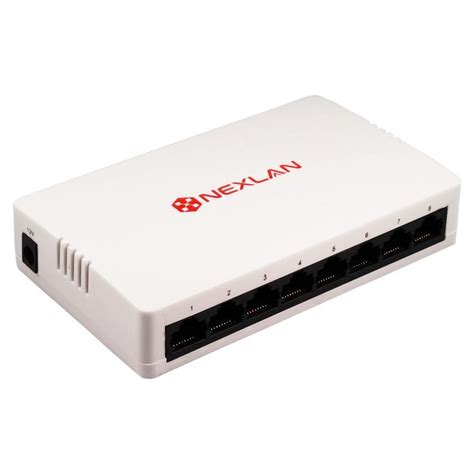 Switch 8 Portas Gigabit 100 1000mbps Nexlan S800g Realtek Brasil