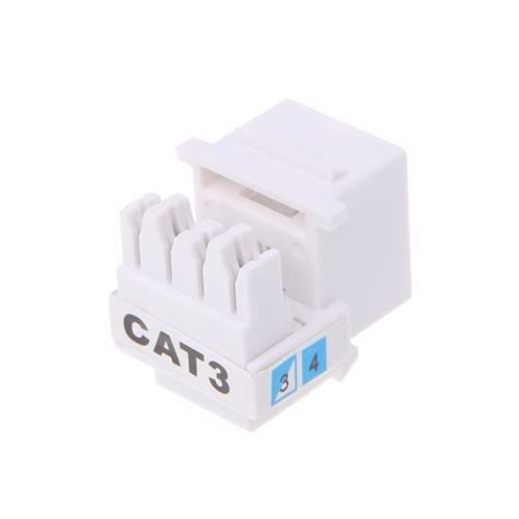 Module Téléphonique Sans Outil Rj11 Cat3 Module Vocal Adaptateur Plaqué Or 10 Pièces Cdiscount