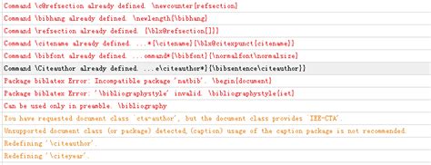 Biblatex Error Command C Refsection Already Defined TeX LaTeX