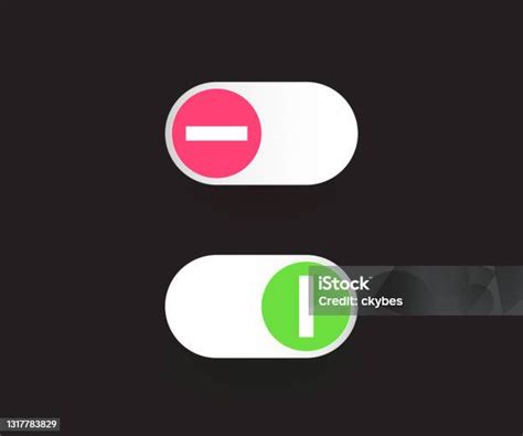 打開和關閉切換按鈕現代設備使用者介面向量圖形設計向量圖形及更多互聯網圖片 互聯網 合作 器材 Istock