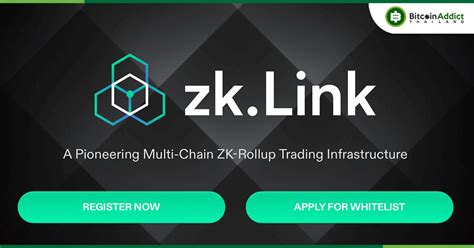 zkLink เตรยมเปดตวโทเคน ZKL Whitelist ใหลงทะเบยนแลว Bitcoin Addict