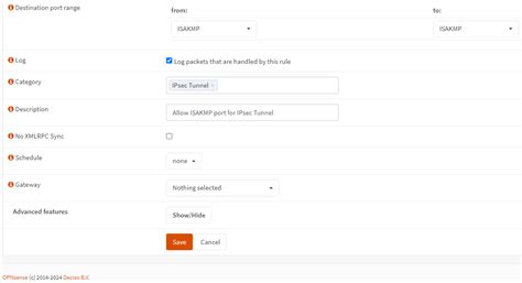 how to configure ipsec site to site vpn tunnel on opnsense