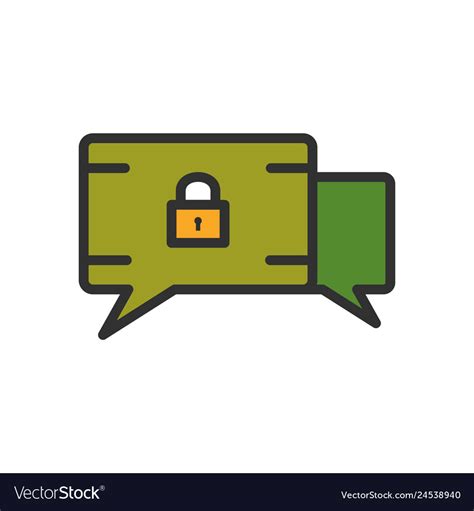 Gdpr Message Icon Royalty Free Vector Image Vectorstock