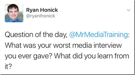 My Worst Media Interview Ever
