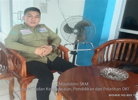 Sekdin Pendidikan Kosong Kepala Bkpp Oki Buka Peluang Bagi Asn Di Oki