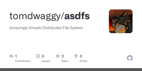 GitHub Tomdwaggy Asdfs Amazingly Simple Distributed File System