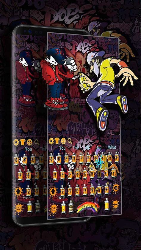 Graffiti Color Street Keyboard Theme Apk برای دانلود اندروید